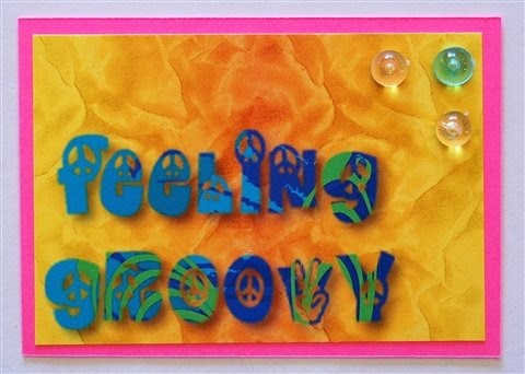 Capadia Designs: Feeling Groovy - Sixties ATCs