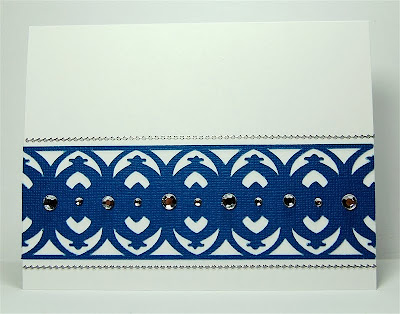 Capadia Designs: Elegant Notecard Border created with Reminisce Accents