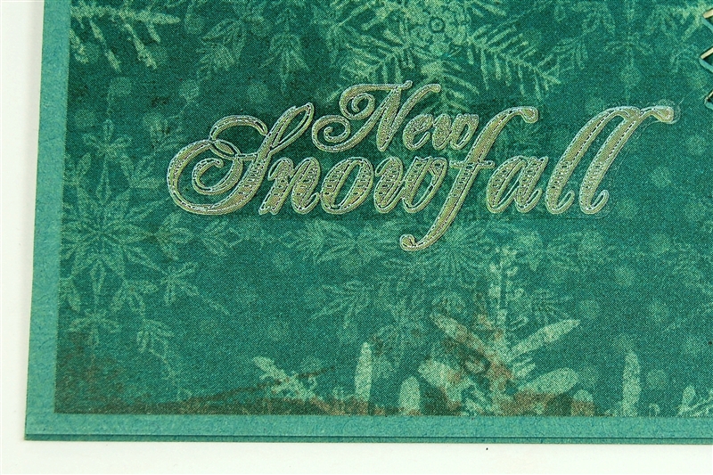 Capadia Designs: Winter Snowfall Card