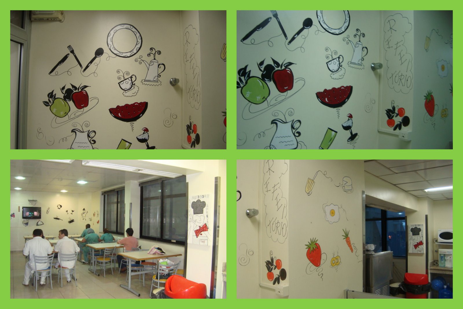 Arte Unica: Refeitório do Hospital Unimed de Americana