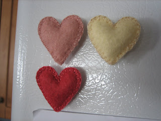 Which Craft: Felt Heart Magnets