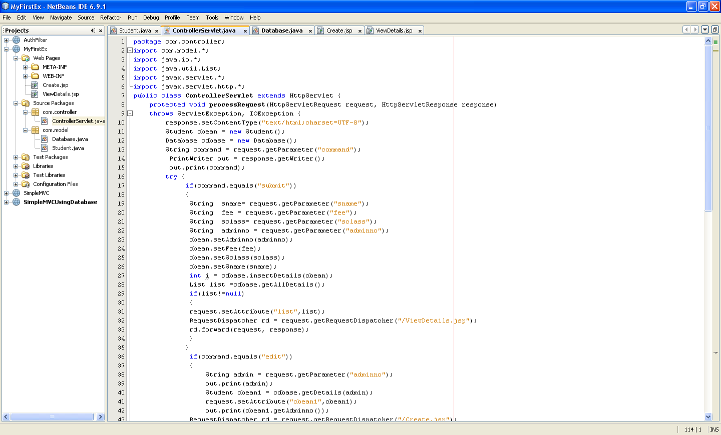 Java Circuit: 23. CRUD Operations Using MVC Java Circuit: 23. CRUD Operations Using MVC