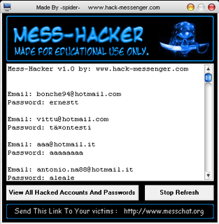 нα¢кєя ωσяℓ∂ : MSN HACKING