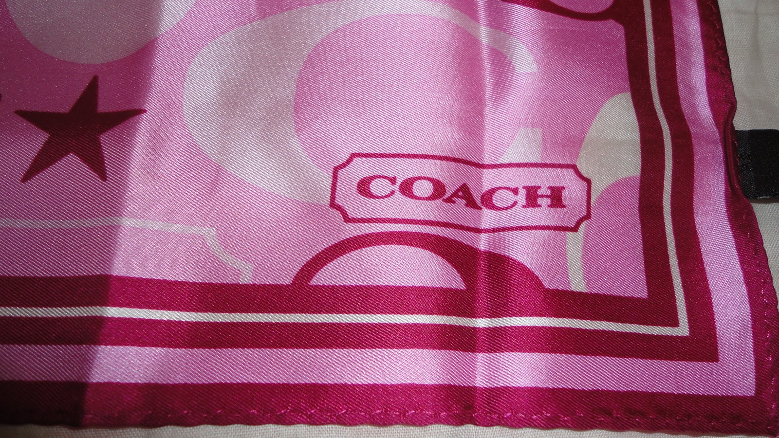 Coach Bandana Neck Scarf/Blush/Headscarf NWT |Everyone can afford ...