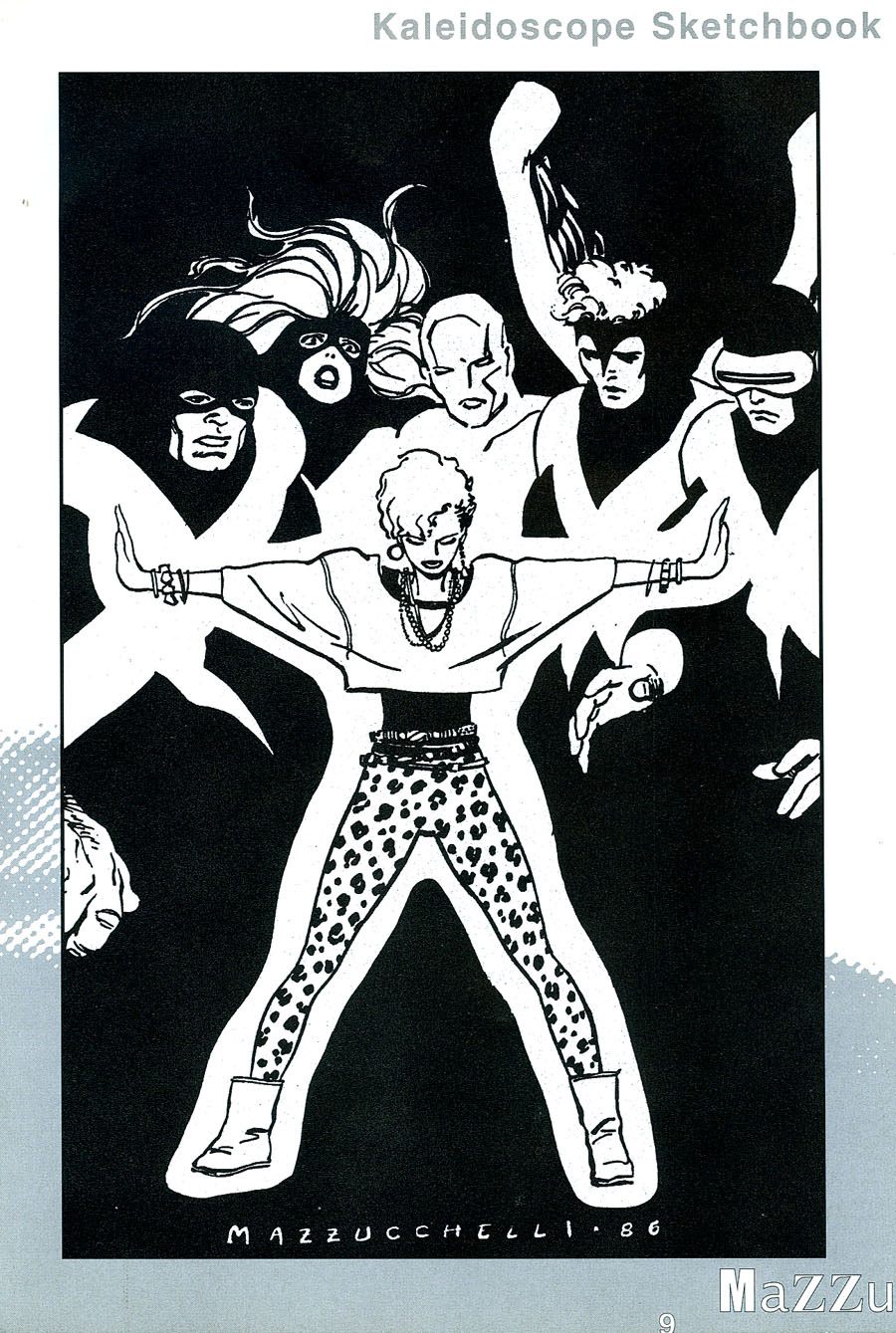 SANTI NAVARRO IN MEMORIAM: DAVID MAZZUCCHELLI SKETHBOOK (abril 2001)