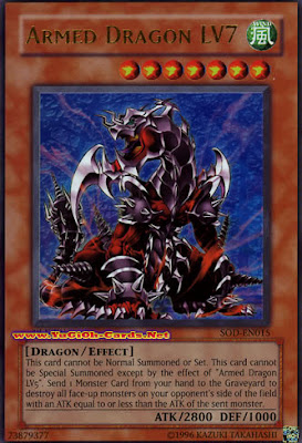 YU - GI - OH! ( Monstros de Efeito Nível 7 ): ARMED DRAGON LV7