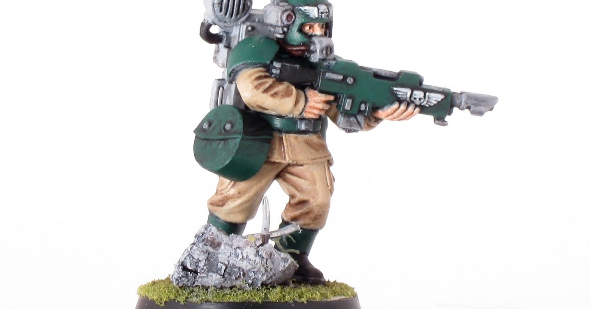 A World In Miniature: 6 - Imperial Guard Cadian Shock Troops w/ Vox ...