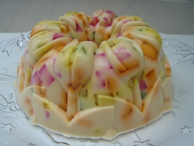 Yochana's Cake Delight! : Ruby Marble Jelly