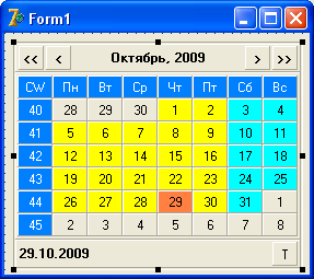 Компонент Delphi | Mxcalendar 1.21 » DelphiComponent.ru | Delphi ...