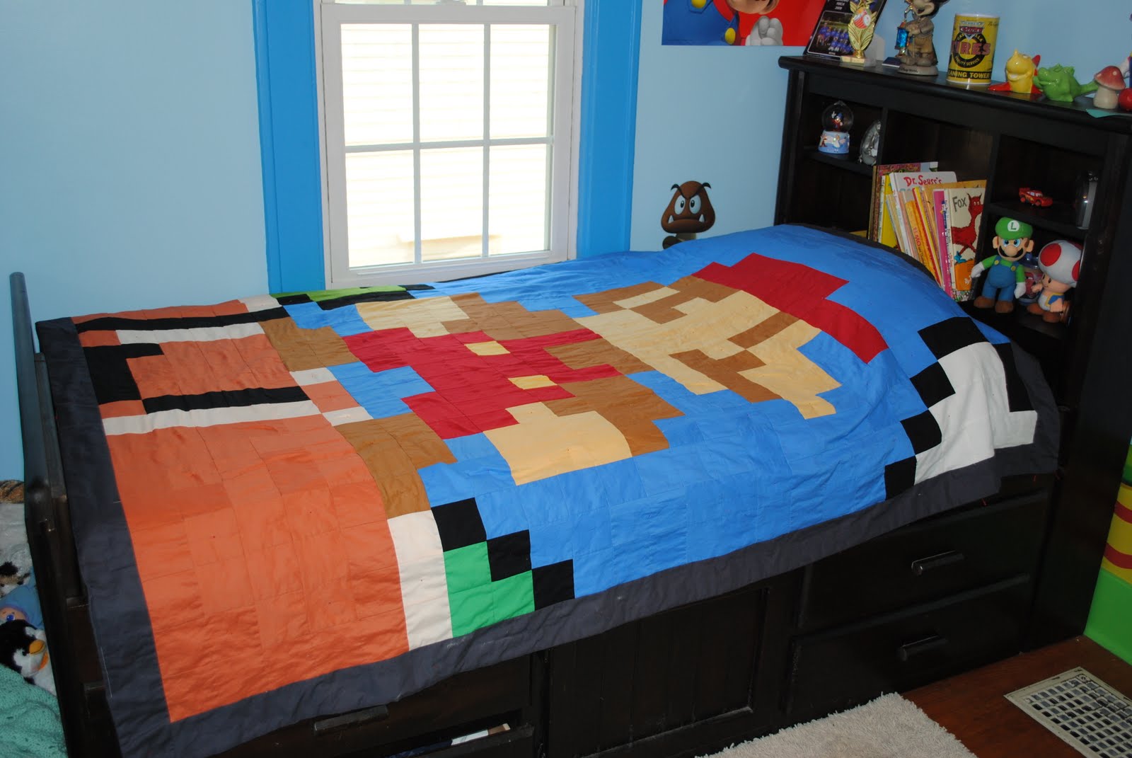 latent chestnut: Super Mario Quilt
