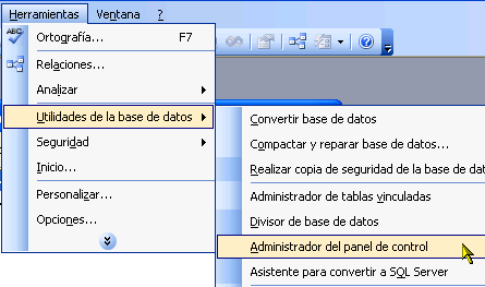 Apoyo a contenido ofimático: Excel, Access, Word: Crear un panel de ...