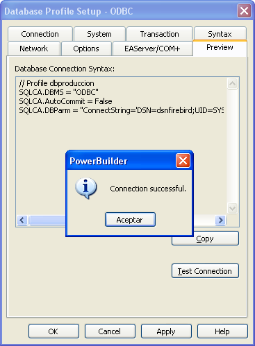 Desarrollador PowerBuilder: Conexión a Firebird desde PowerBuilder