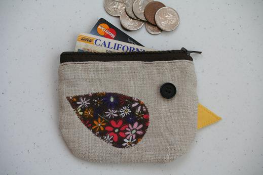 chick chick sewing: Birdie coin purse and more bird stuff...