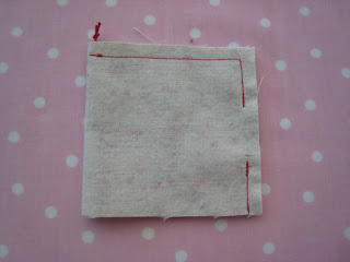 chick chick sewing: How to make a pyramid sachet 三角サシェ作り方