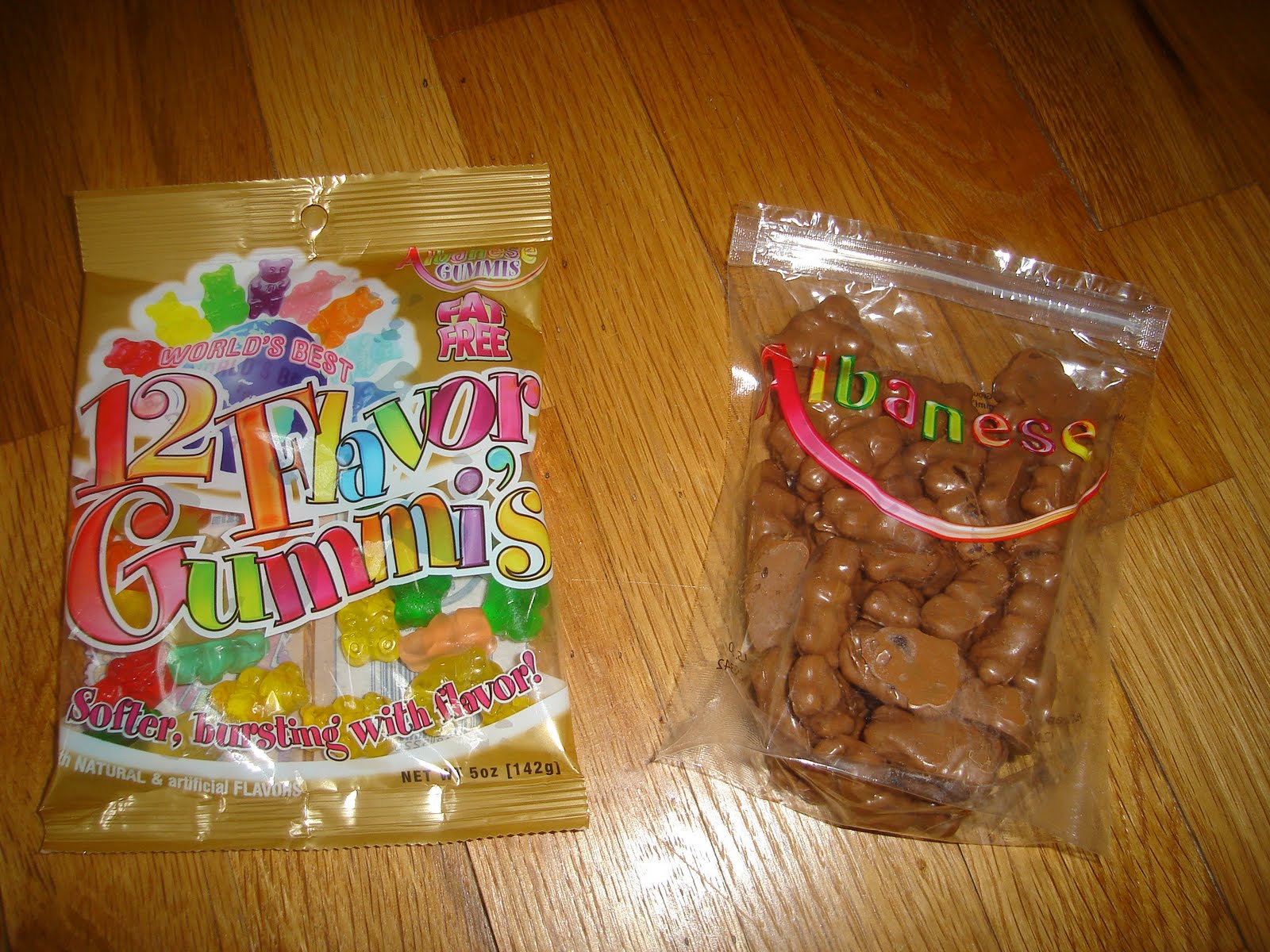 Lipstick and Candy Cigarettes: Albanese Candy review - 12 Flavor Gummy ...