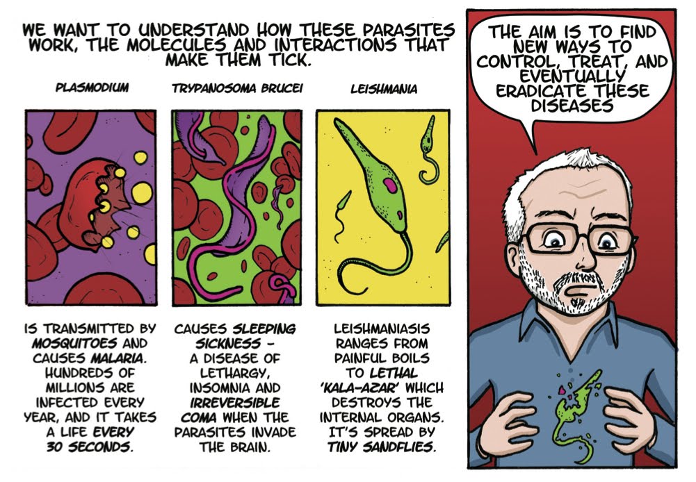 Edward Ross: comics and illustration: Parasite Project