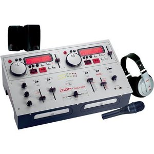 dj mixer equipment: ION iCD02KSP Digital DJ Station Package