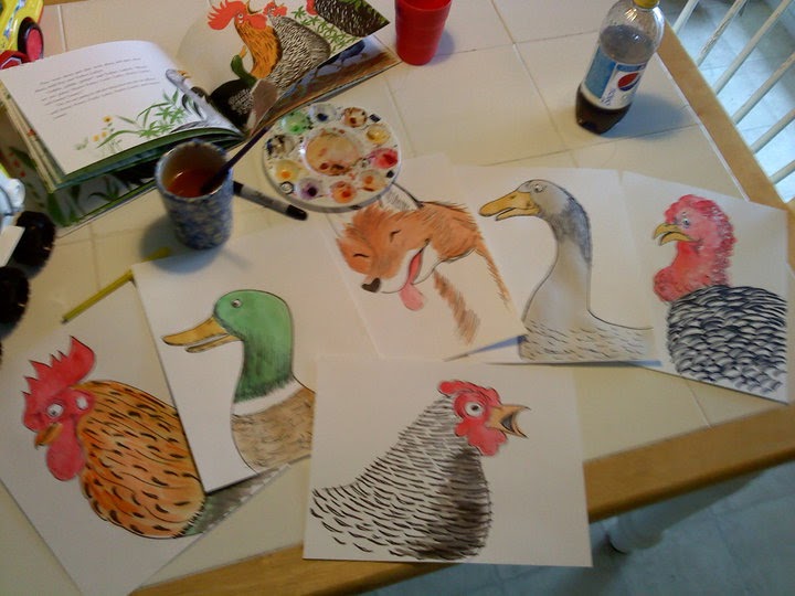 henny penny characters