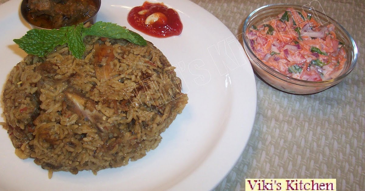 Viki 's Kitchen: TamilNadu Muslim's wedding special Biriyani