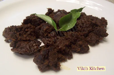 Viki 's Kitchen: Mutton Chukka Varuval
