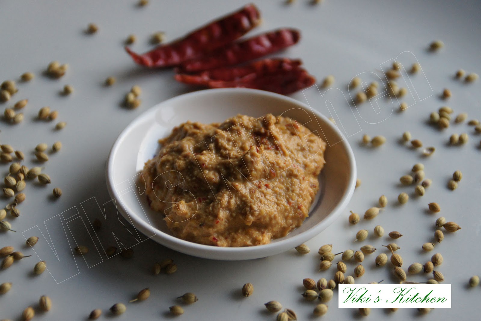 Viki 's Kitchen: Vithai kothamalli thovaiyal