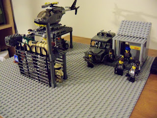 The Lego Photography Blog: U.B.S. military base wip