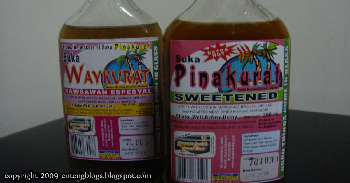 Enteng Blogs: Suka Pinakurat