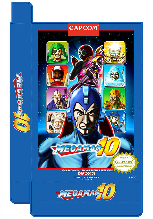 Rockman Corner: Capcom Japan Reveals Winning Rockman 10 Package Designs