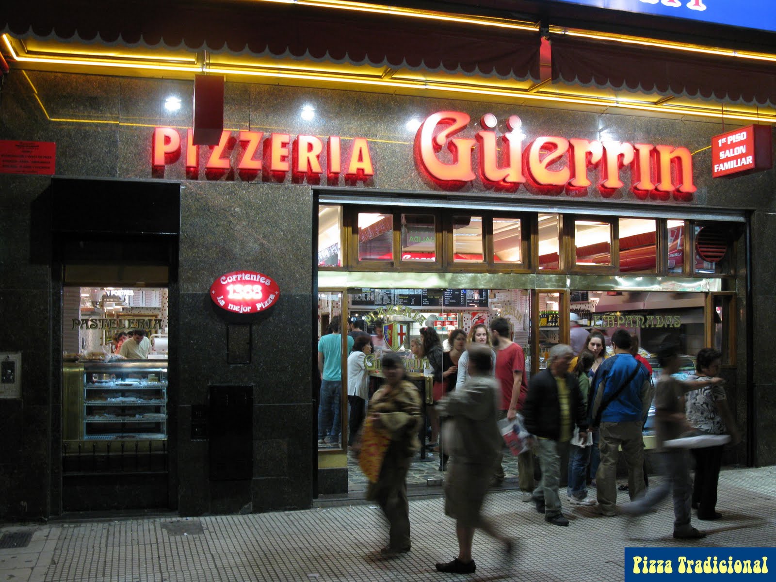Pizza Tradicional: Güerrin.