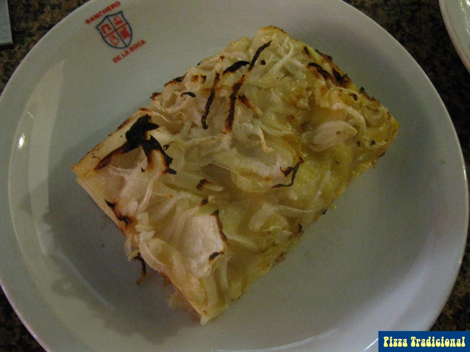 Pizza Tradicional: Banchero BOCA.