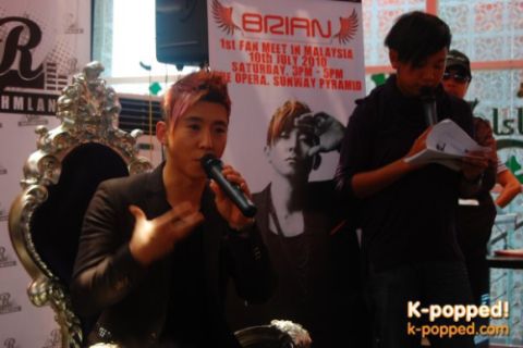Brian Joo made the decision to come to Malaysia · K-POPPED!