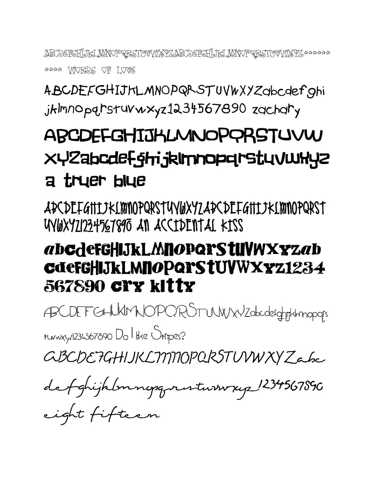 Crafts with a Side of You: Vinyl Lettering font selection