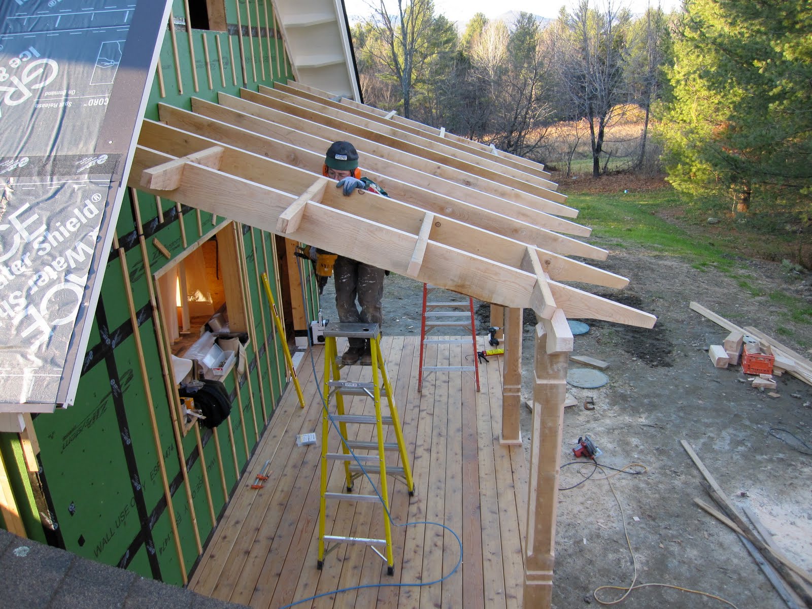 House: Porch Roof part III - Assembly!