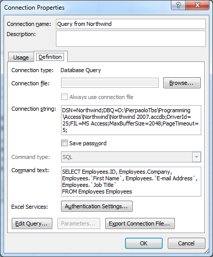 Productive Bytes: Excel Tip of the Day: How to connect to an external ...