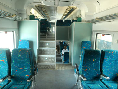 Funny Message Collection: India's first double decker AC train!