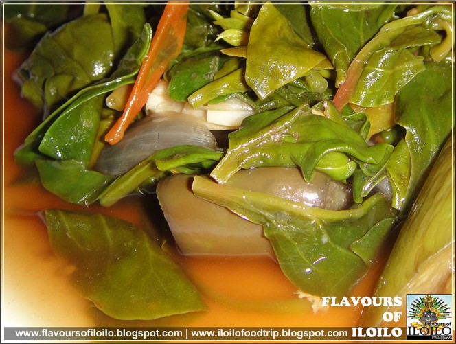 Alugbati with shrimps