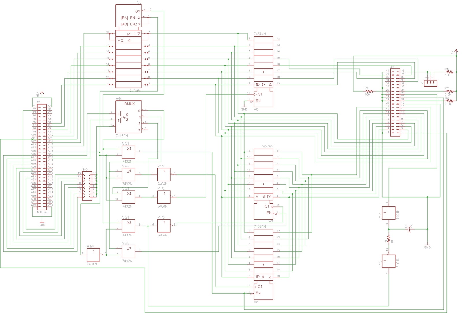 TinkerBug 6809 Computer: The schematics...