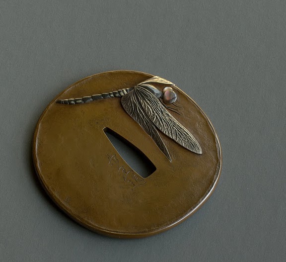 Postcards from the path: Shinchu Dragonfly Tsuba