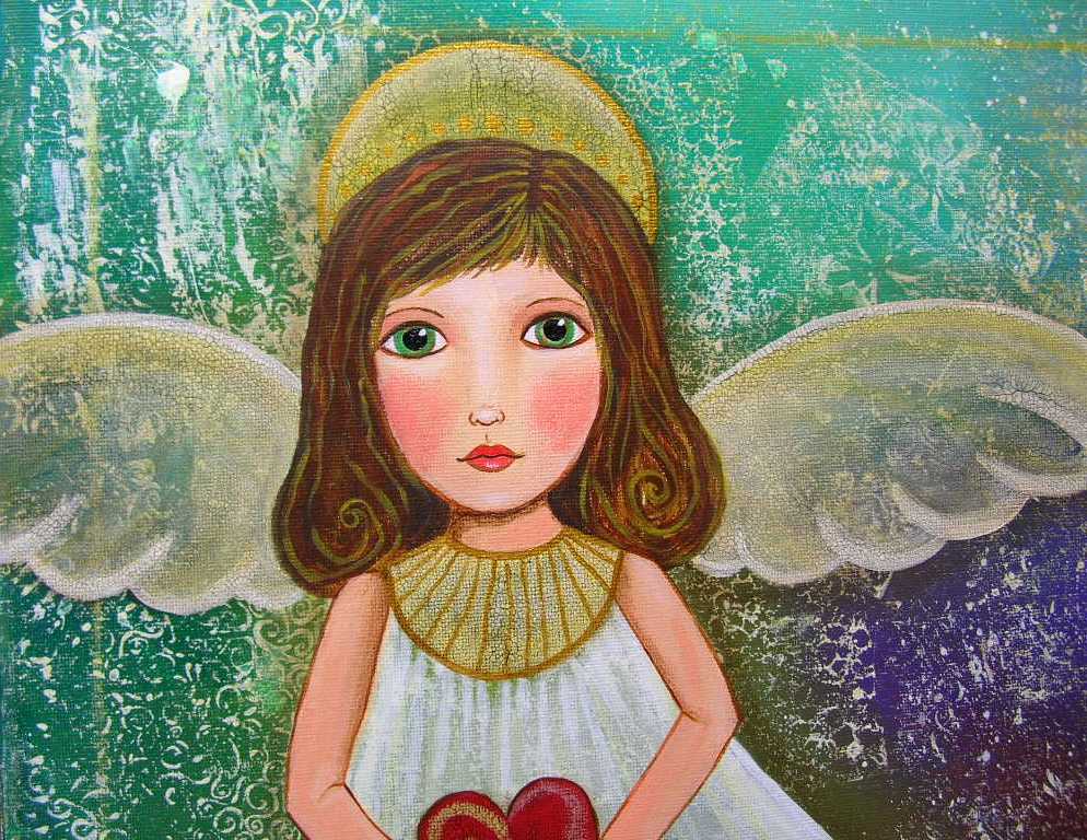 ODD imagination: New Work - Angel Painting