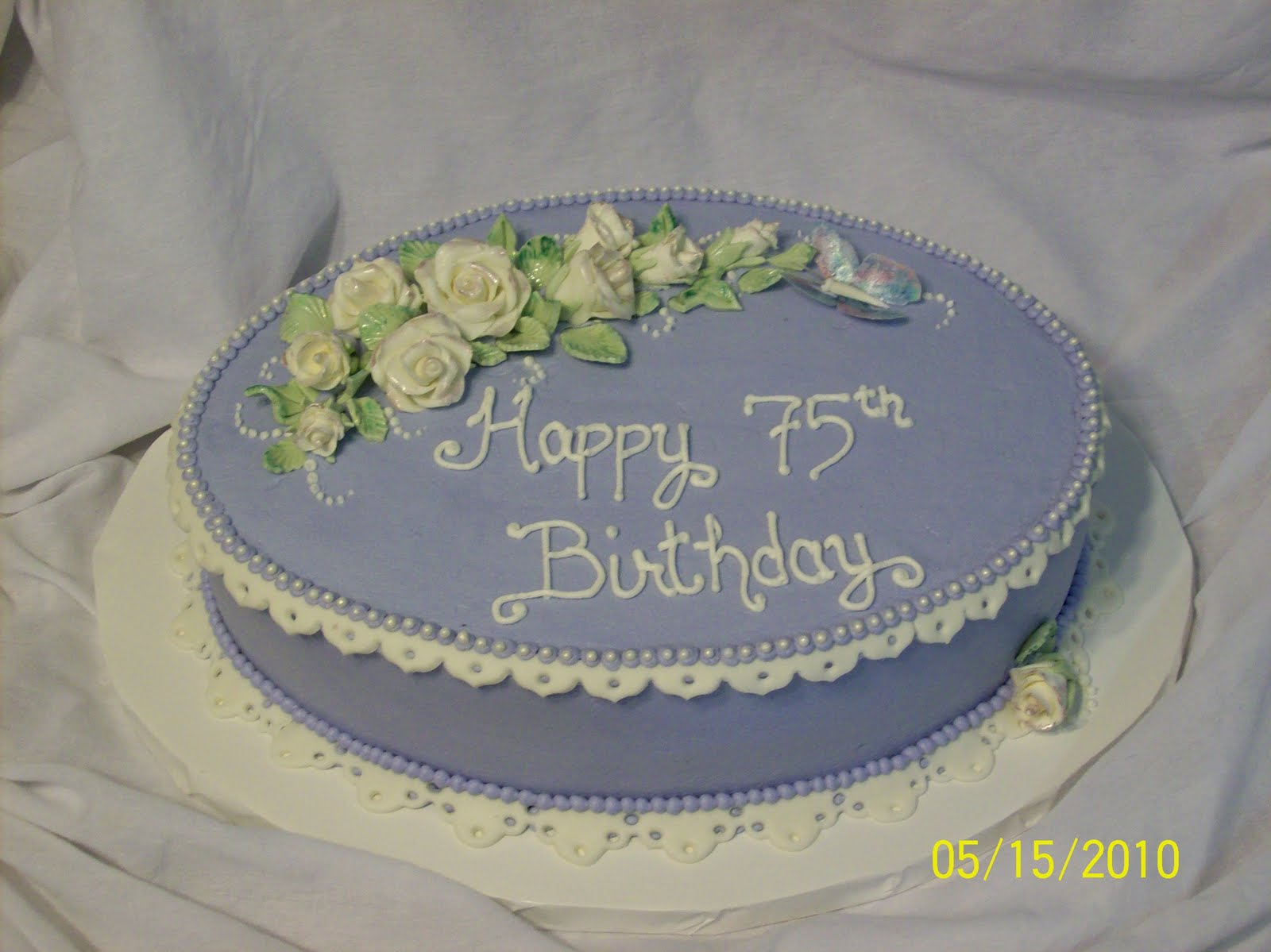 Cakes By Chris: 75th Birthday Cake