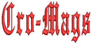 RockStiches: CRO MAGS LOGO
