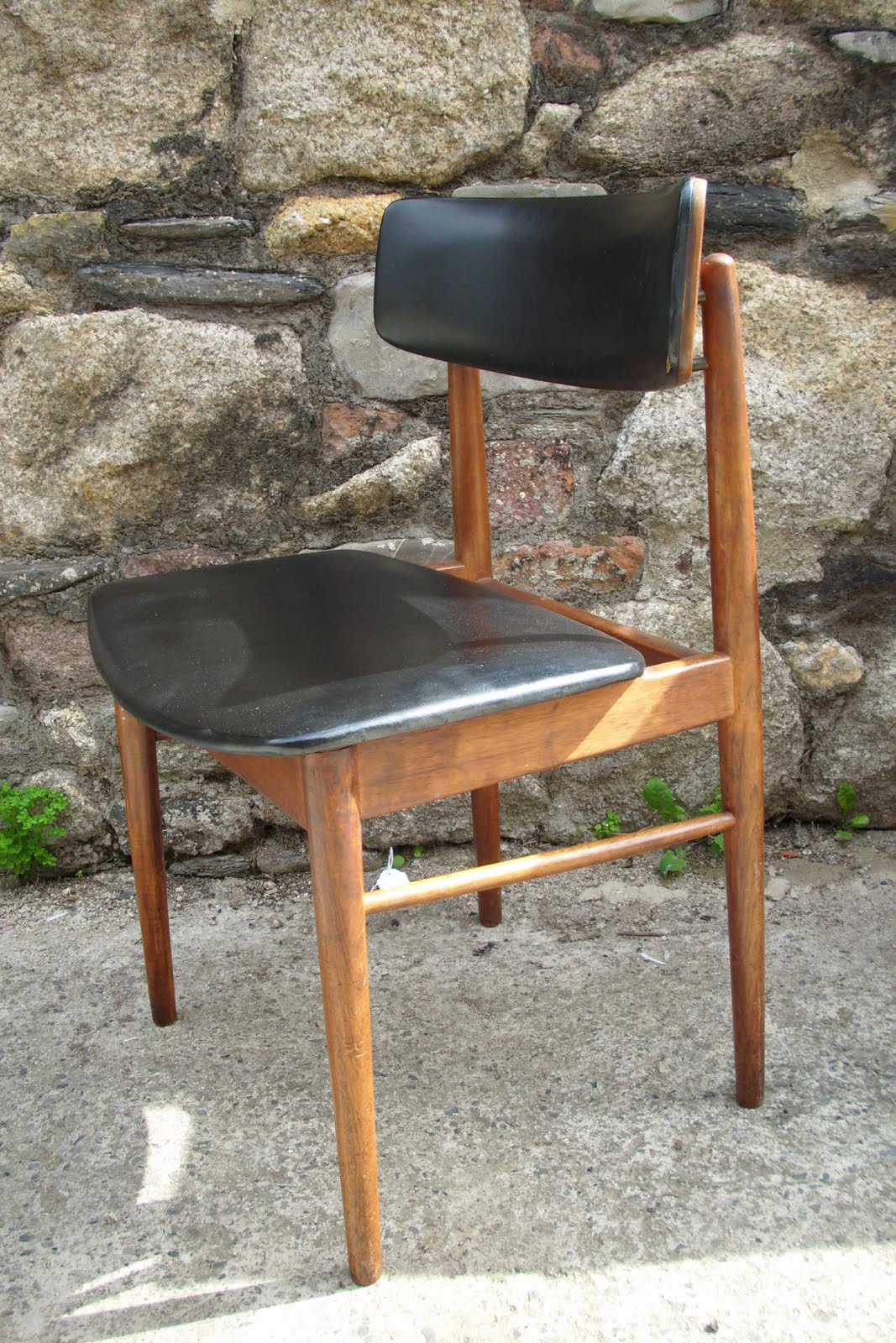 Set of 6 Danish solid teak dining chairs