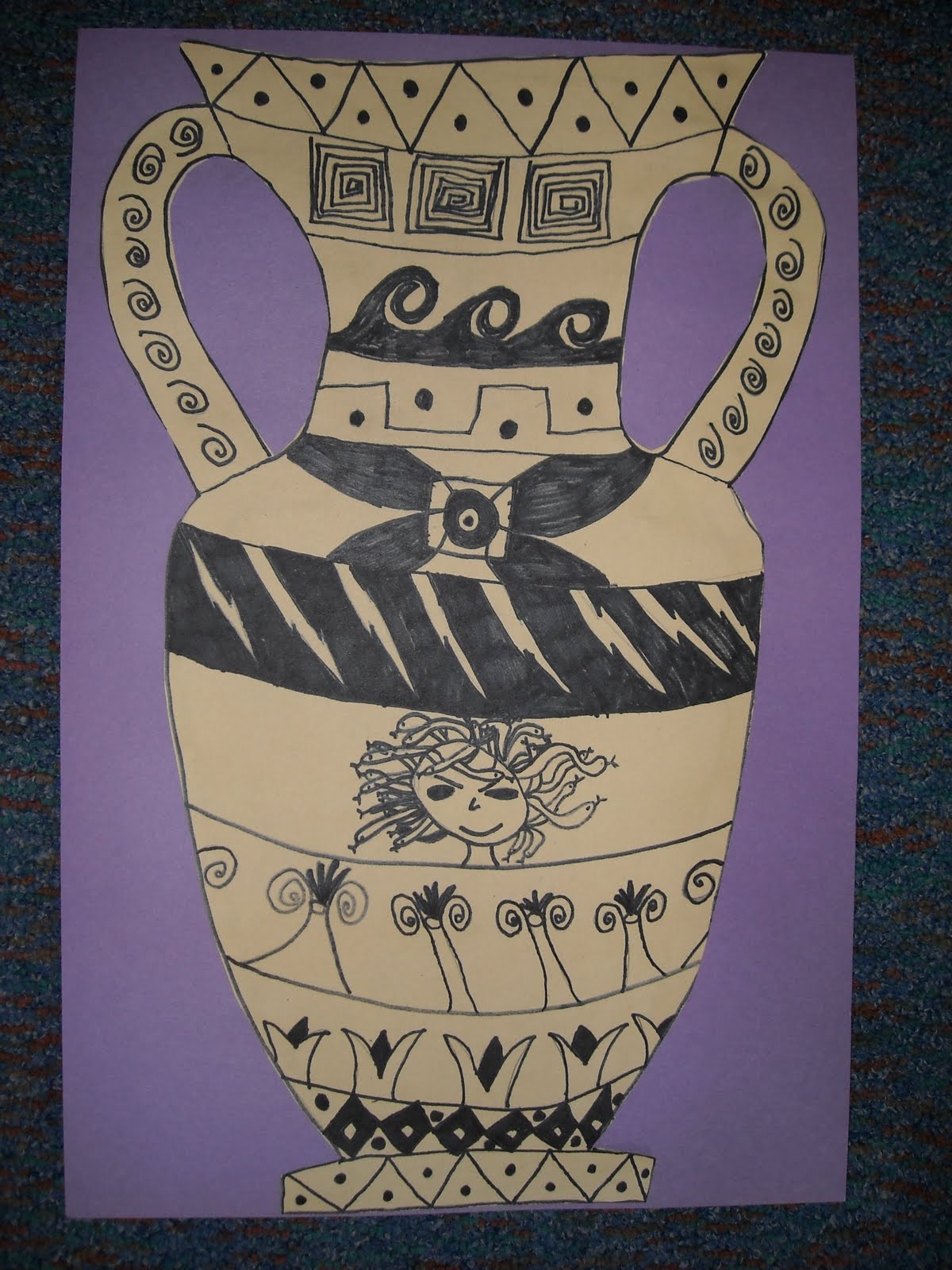 The Shamrock Studio: Third Grade Greek Vases