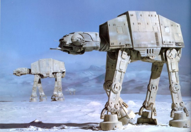 STAR WARS AFICIONADO WEBSITE: ILM CLASSIC IMAGE: WALK LIKE AN AT-AT!