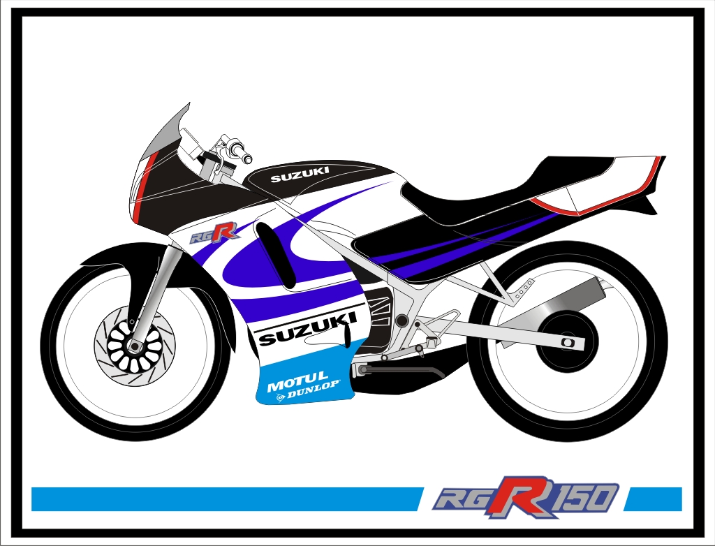 World of Ride: Suzuki RG150R - TXR150 - Panther 150 - RGV150r Graphic