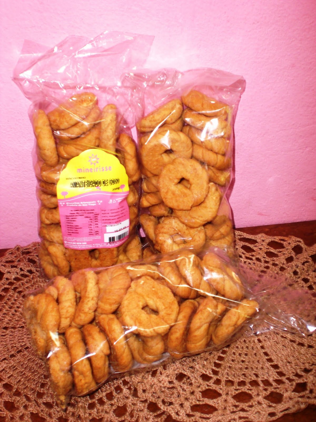 Delicias de Minas Delicatesse: Linha de biscoitos tradicionais todos 350 gr