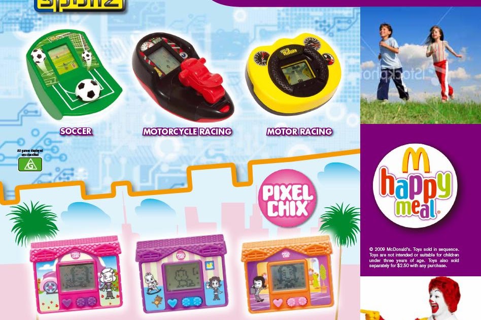 Toy Collector New Zealand: McDonalds Digi Sportz and Pixel Chix Games ...