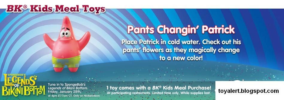 Burger King SpongeBob's Legends of Bikini Bottom Toys 2011 | Toy Alert