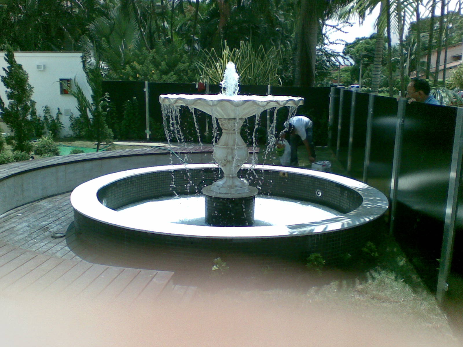 Fontes Para Jardim: Chafariz de fibra imitando mârmore travertino-1 ...