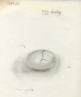 Jenna's Art portfolio: egg shading